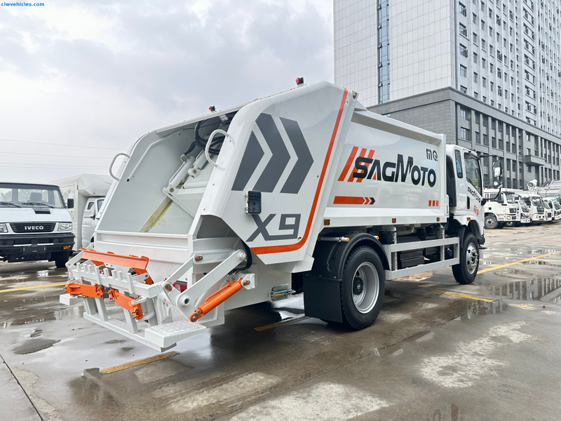 Shacman 8cbm Garbage Compactor Truck | Custom-Made Waste Compression ...